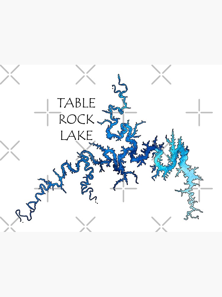 "Table Rock Lake" Art Print for Sale by Statepallets | Redbubble