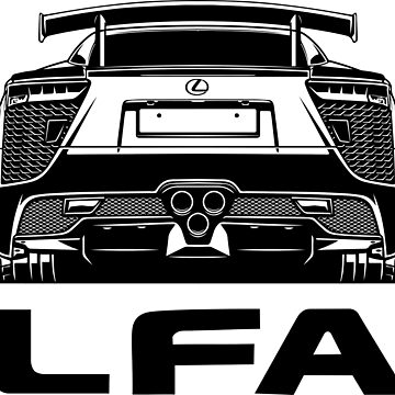 "LFA Car" Sticker for Sale by automotiveguy | Redbubble