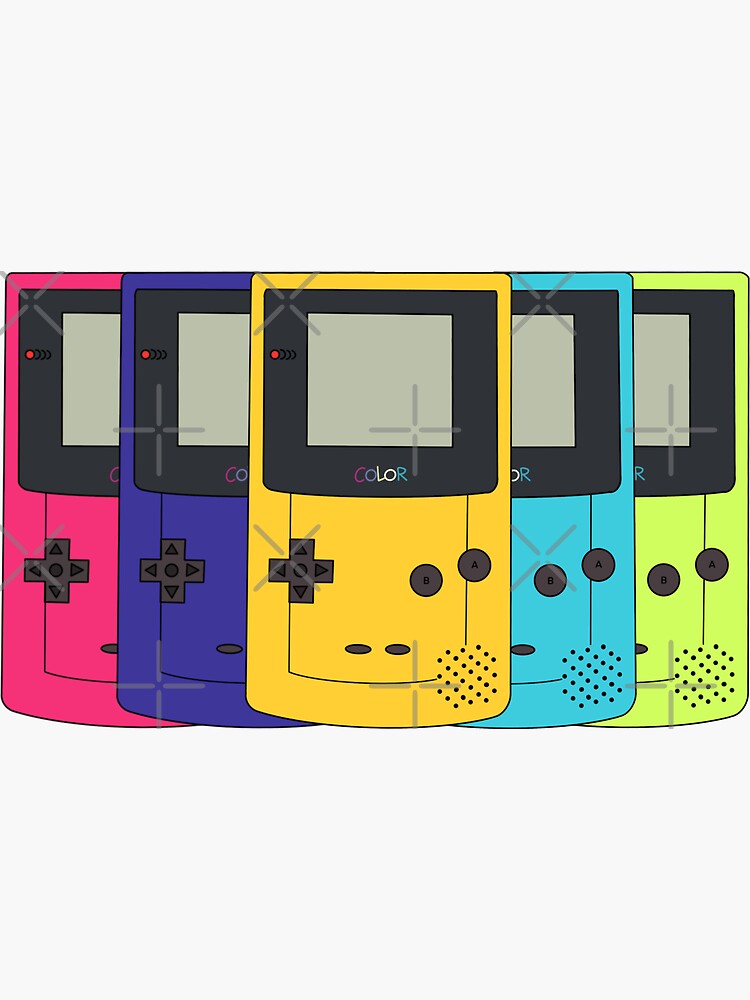 "GBC - Rainbow Collection" Sticker by pricb030 | Redbubble