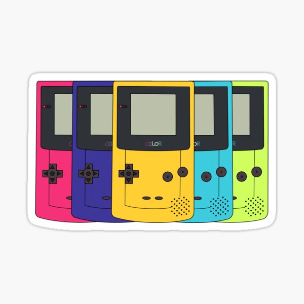 "GBC - Rainbow Collection" Sticker by pricb030 | Redbubble