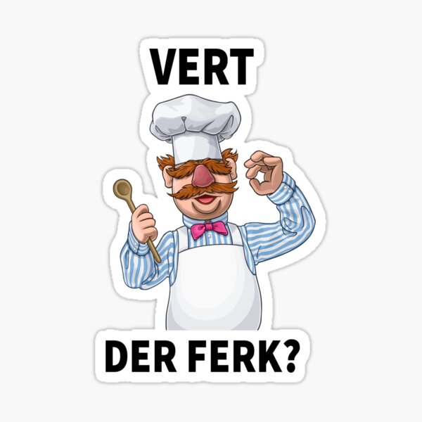 Vert Der Ferk Chef Stickers | Redbubble