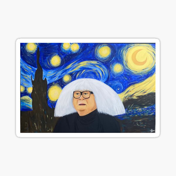 "Ongo Gablogian - Danny DeVito Van Gogh" Sticker for Sale by Julia ...