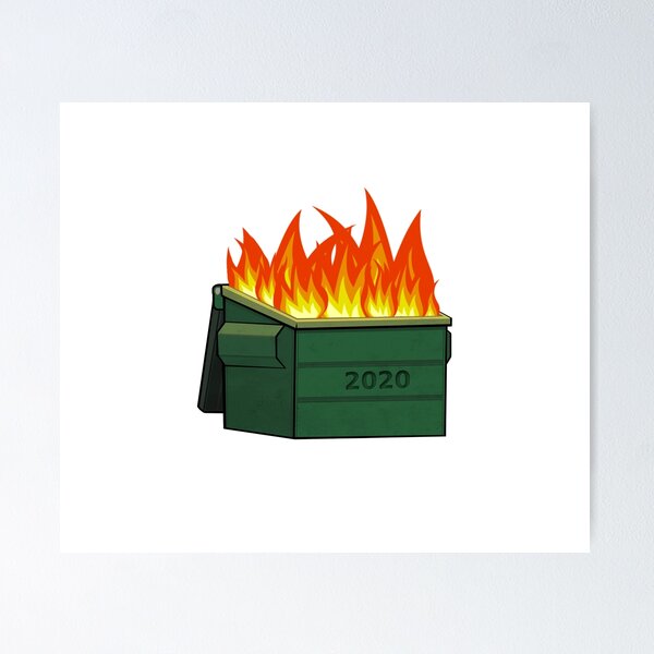 "2020 Dumpster on Fire" Poster for Sale by Wenzie13 | Redbubble
