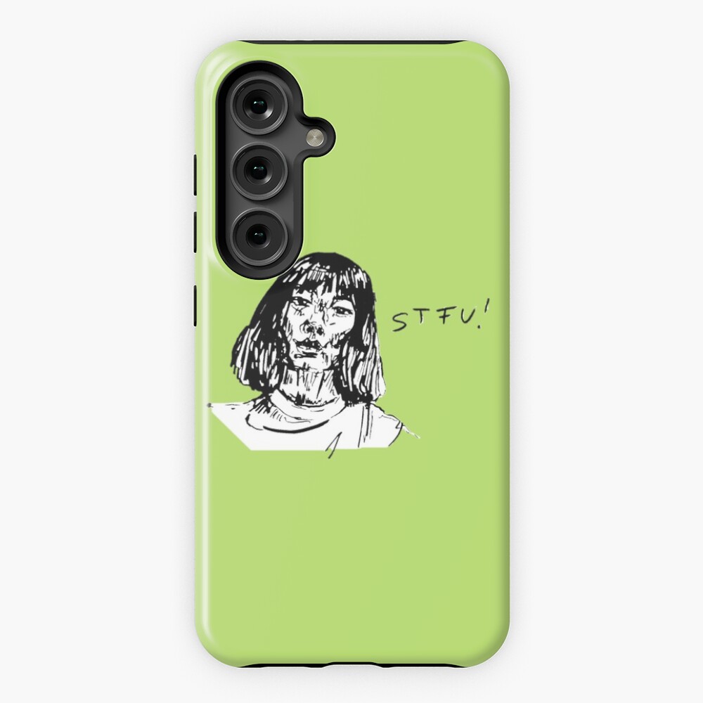 "Rina Sawayama STFU!" Sticker for Sale by wolfawakens | Redbubble