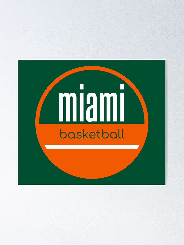 Poster « miami basketball », par BVHstudio | Redbubble