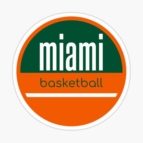 "Miami basketball" Sticker by BVHstudio | Redbubble