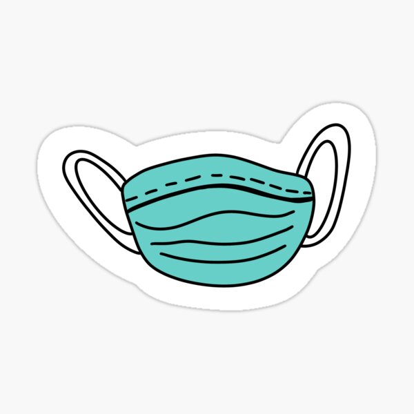 "Face mask" Sticker for Sale by astraeanm | Redbubble