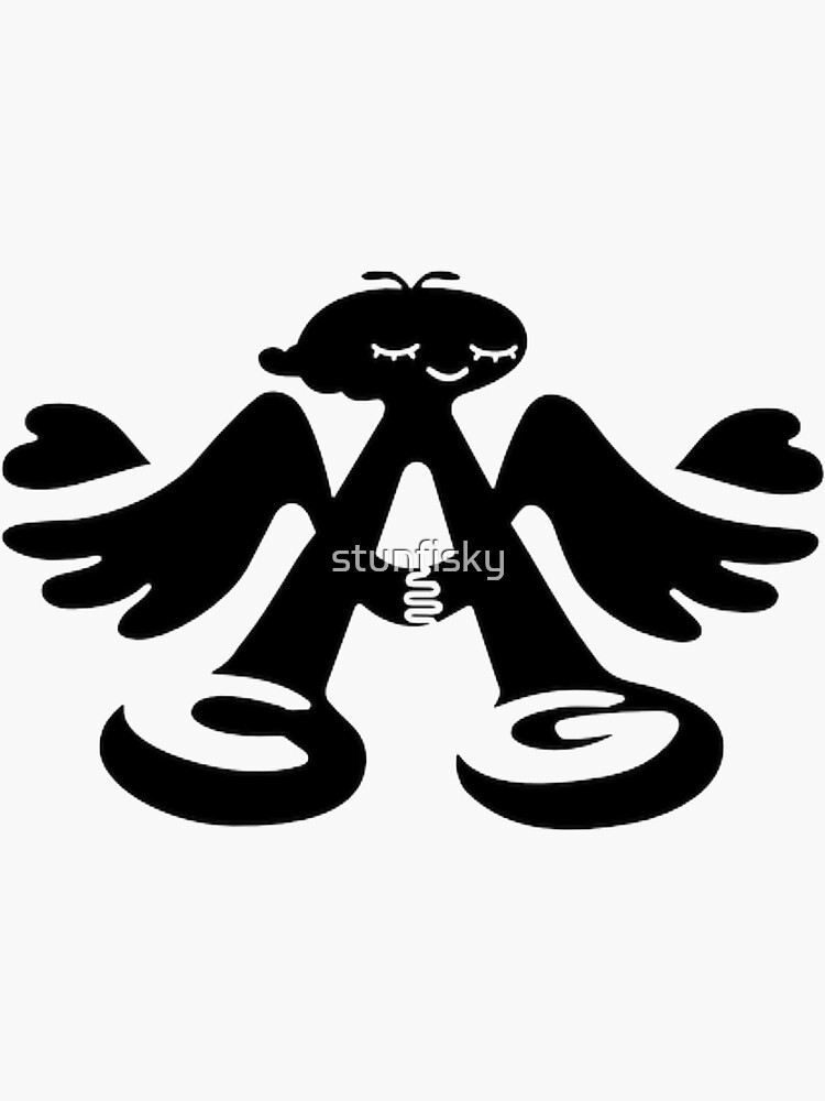 "AMCG -Black-" Sticker for Sale by stunfisky | Redbubble