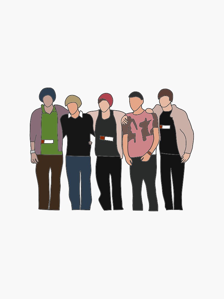 "One Direction X-Factor" Sticker for Sale by ClaireBear2024 | Redbubble