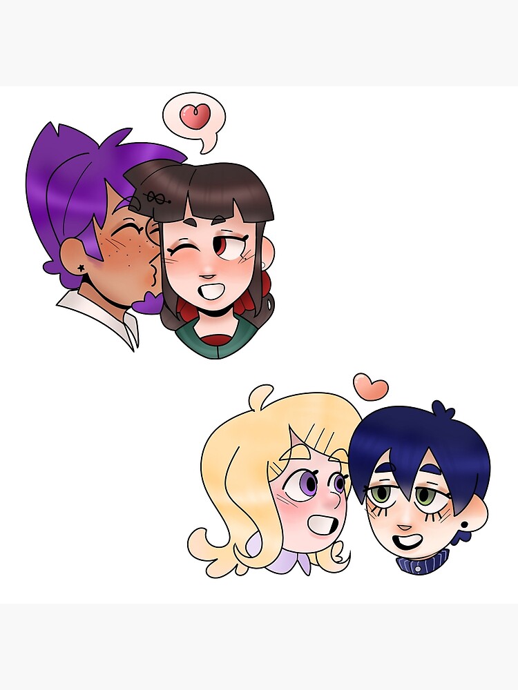 "DRV3 ships- sticker pack" Photographic Print by najwa-artsy | Redbubble