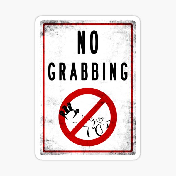 "Blitzcrank no grab here" Sticker for Sale by Laflagan | Redbubble