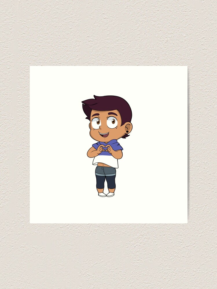 "Chibi Luz The Owl House" Art Print by joseanimates | Redbubble