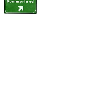 "Bummerland" Sticker for Sale by stickerart27 | Redbubble