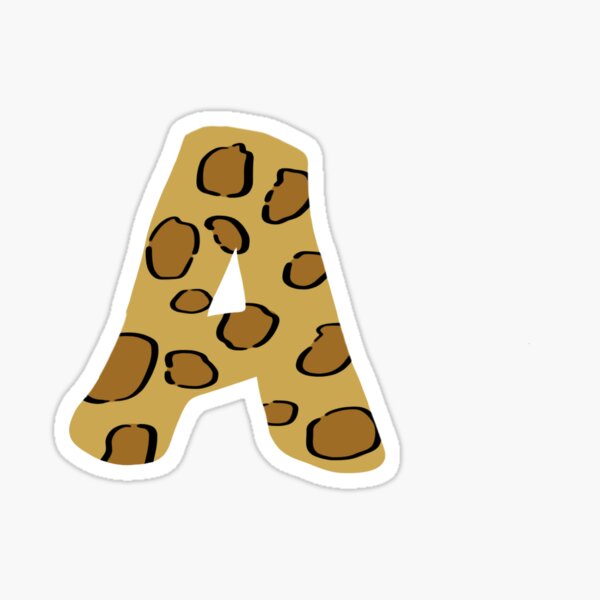 "Letter A" Sticker by shelbygp | Redbubble
