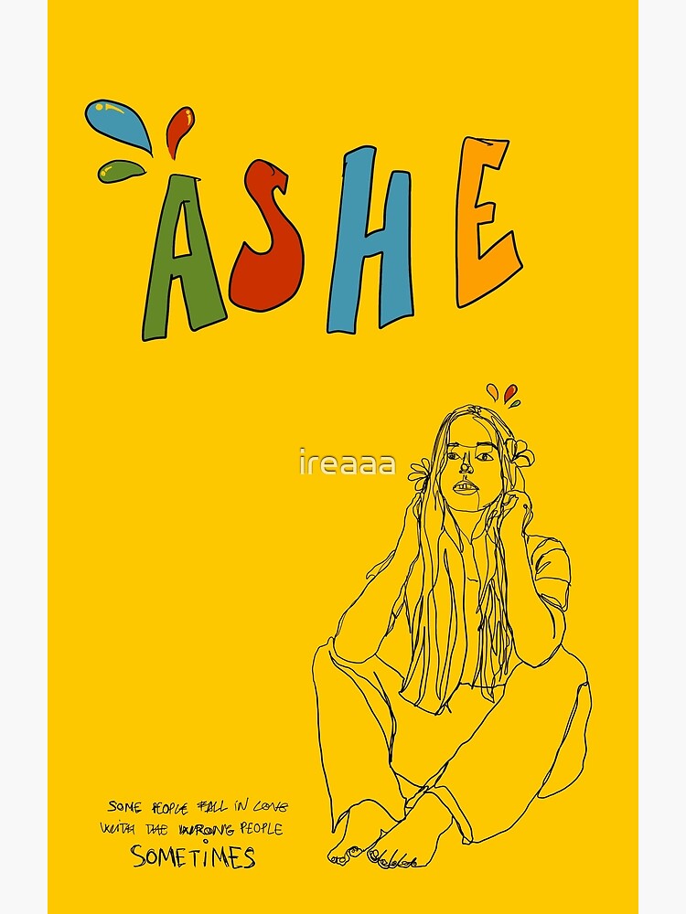 "Ashe" Poster for Sale by ireaaa | Redbubble