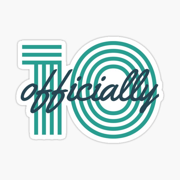 "Officially 10 - Birthday Celebration for 10 years old - 10th birthday ...