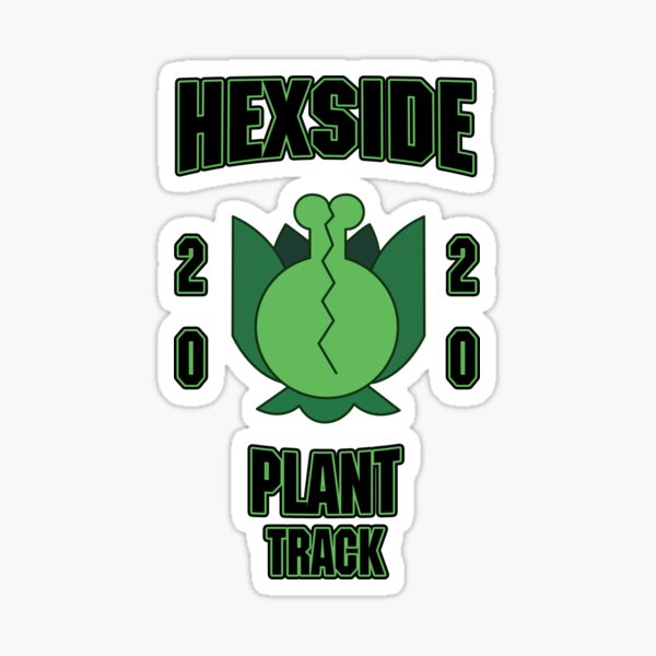 "Hexside - Plant Track" Sticker by debsruizart | Redbubble