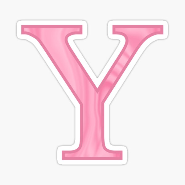 "pink marble dot greek alphabet- upsilon" Sticker for Sale by cederucki ...