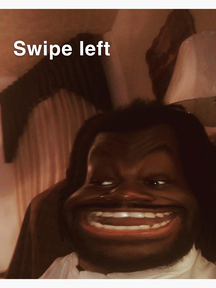 "Swipe Left (meme)" Sticker by Maple-Leaf-Rag | Redbubble