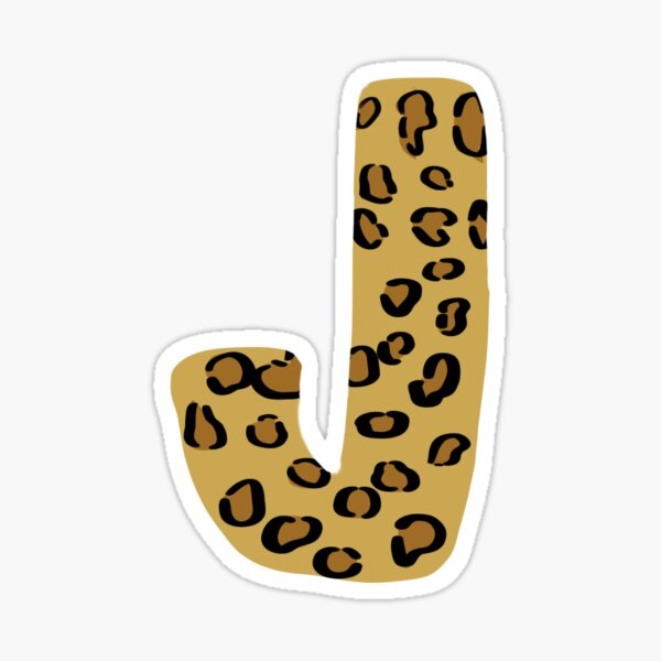 "Letter J" Sticker by shelbygp | Redbubble