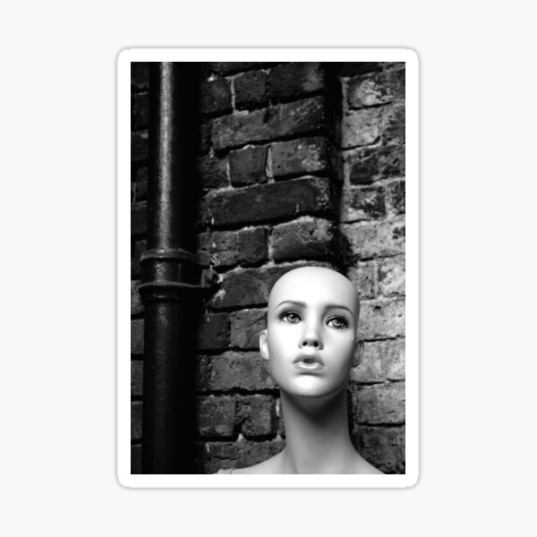 "Mannequin" Sticker for Sale by saffervision | Redbubble