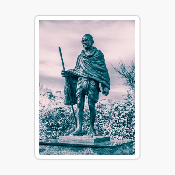 "Mahatma Gandhi" Sticker by StephenRphoto | Redbubble