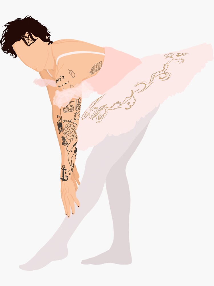 Harry Styles Snl Ballerina Sticker For Sale By Skei Redbubble