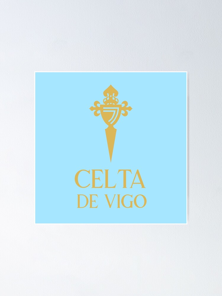 "Celta de Vigo Gold" Poster by VRedBaller | Redbubble