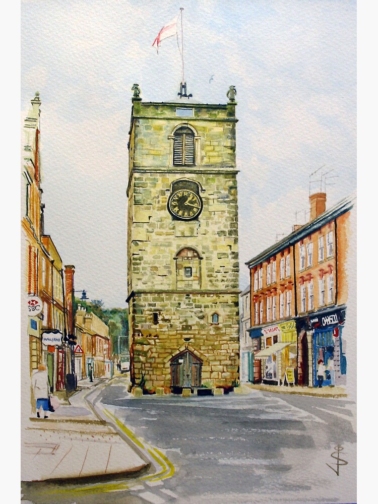 "Morpeth Clock Tower" Canvas Print for Sale by szymczuk | Redbubble