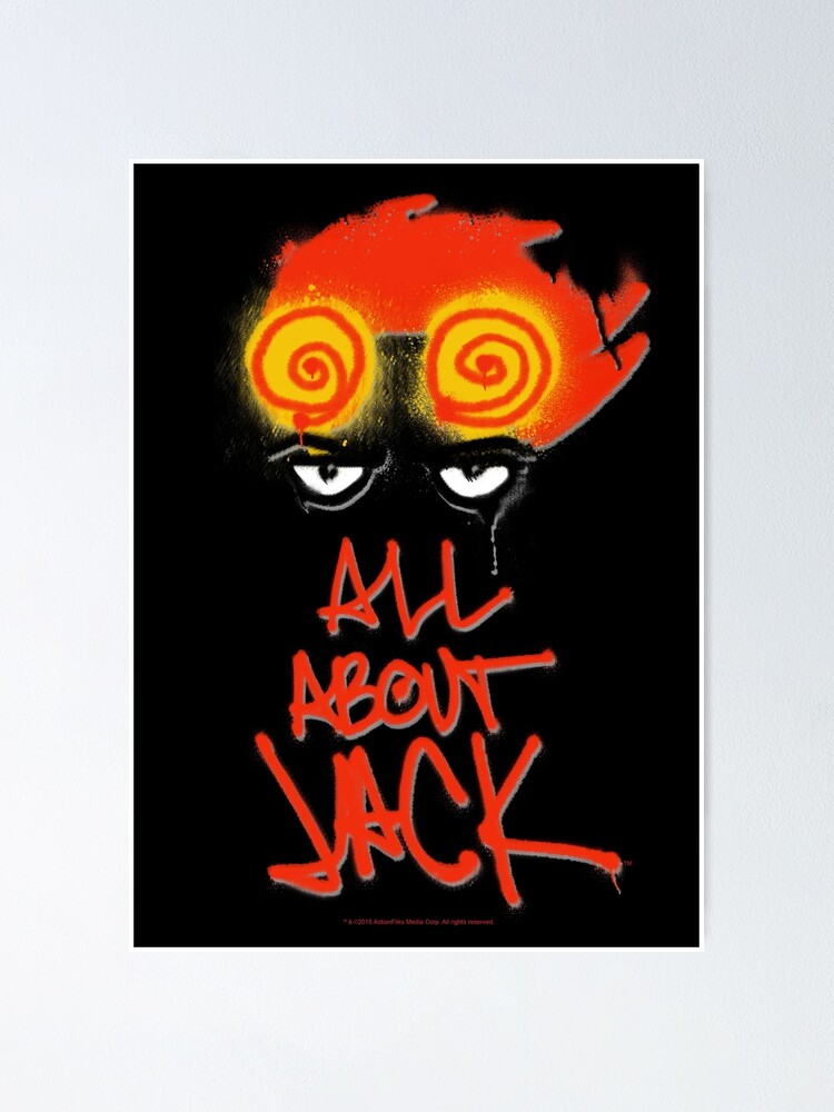 "ALL ABOUT JACK-BLACK" Poster for Sale by XiaolinDragons | Redbubble