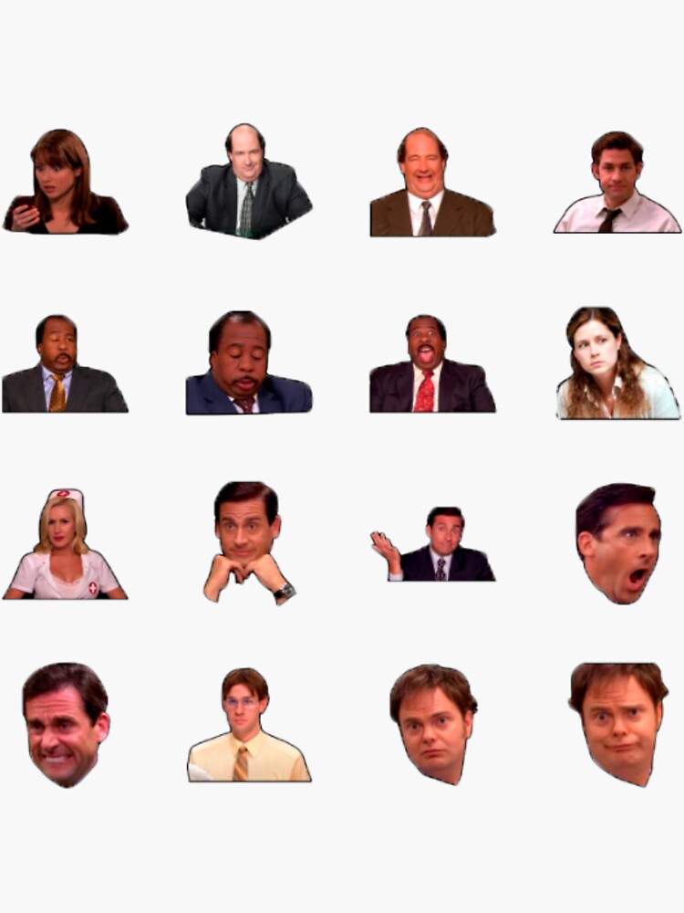 "the office sticker pack" Sticker for Sale by Lotusticker | Redbubble