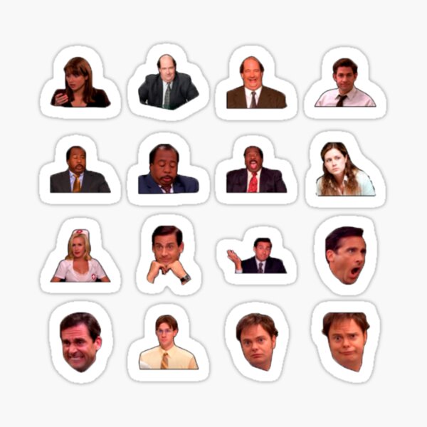 "the office sticker pack" Sticker for Sale by Lotusticker | Redbubble