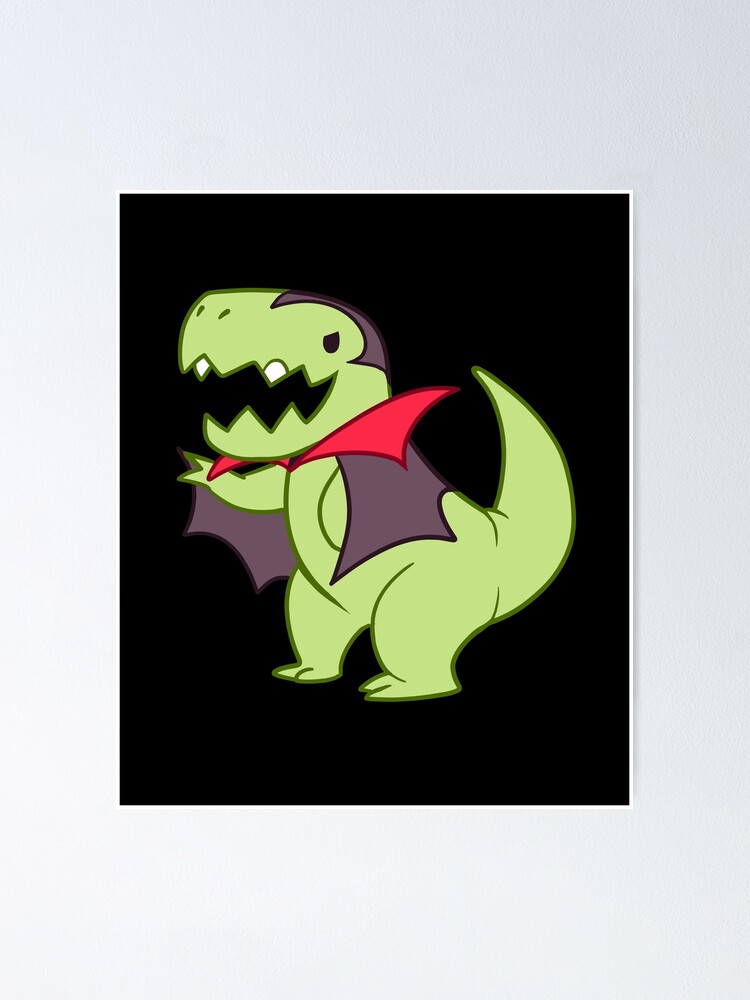"Vampire T-Rex" Poster for Sale by KadyIllustrates | Redbubble