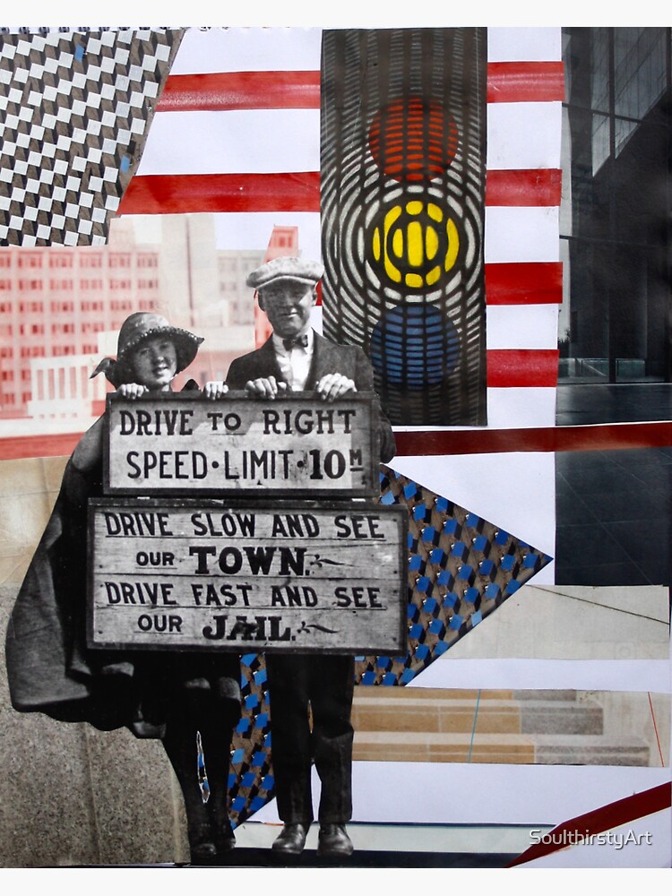 "Drive Slow" Sticker for Sale by SoulthirstyArt | Redbubble