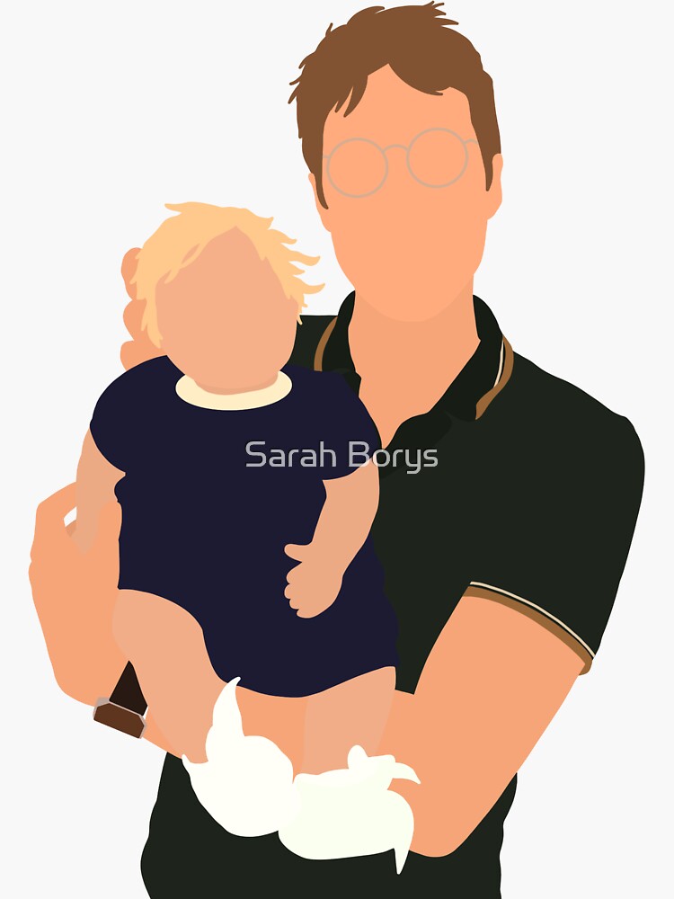 "Garrett & Benjamin" Sticker for Sale by bonestilts | Redbubble