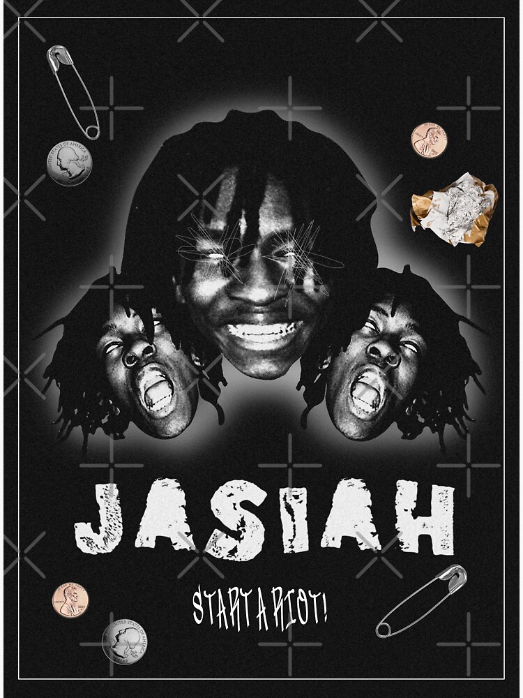 "Jasiah - Start a Riot!" Sticker for Sale by niarodriguez | Redbubble