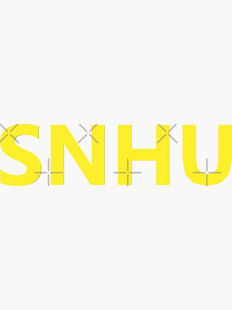 "SNHU" Sticker by JsFunDesigns | Redbubble