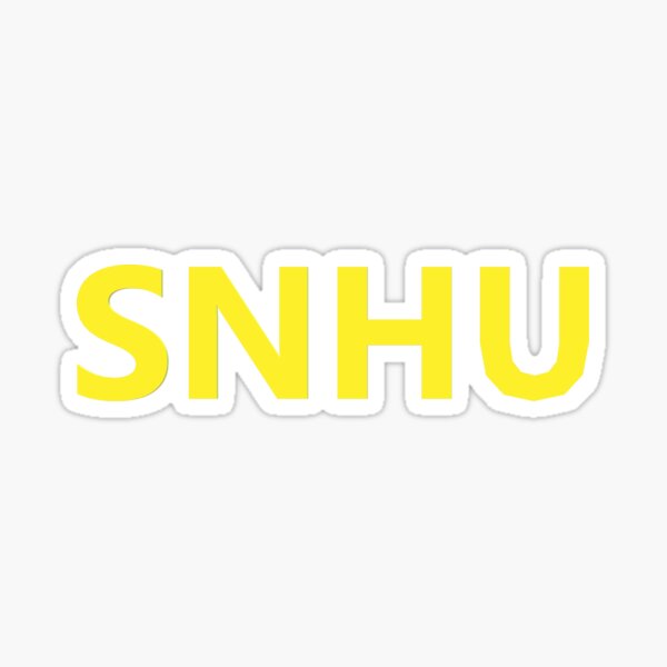 "SNHU" Sticker by JsFunDesigns | Redbubble