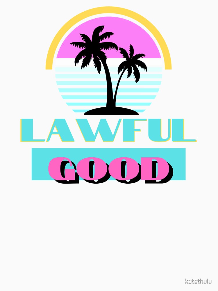 "Lawful good d&d alignment logo" T-shirt for Sale by katethulu ...