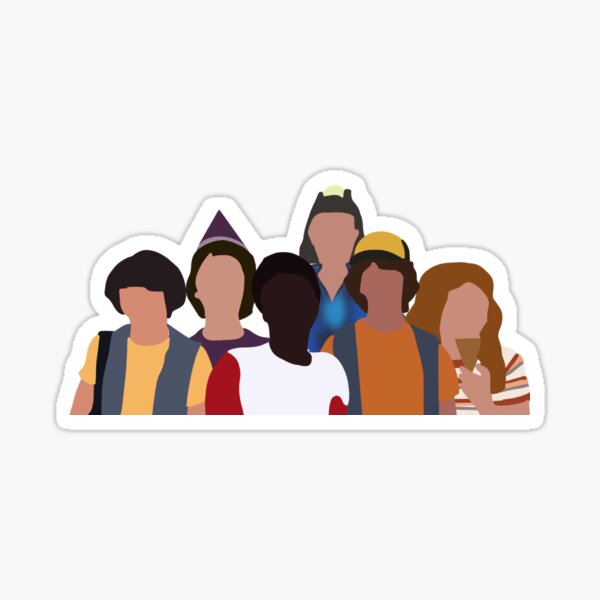 "TV Show Group" Sticker for Sale by DoodlesByNat | Redbubble