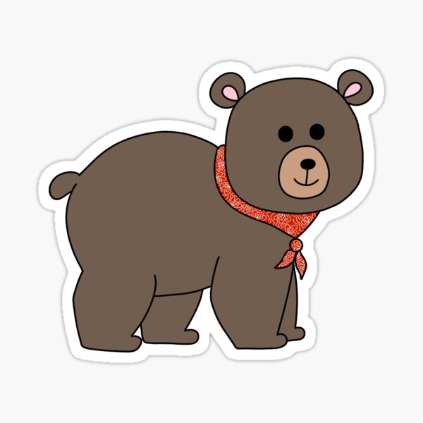 "bear" Sticker for Sale by jdesigns- | Redbubble
