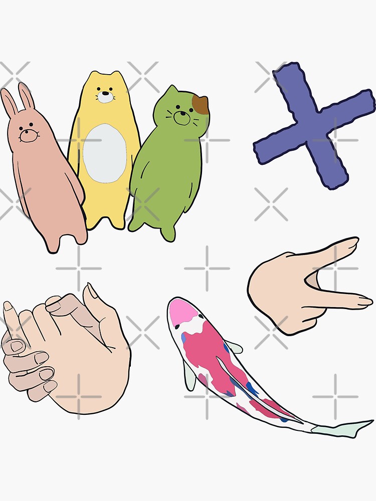 "A Silent Voice - Sticker Pack" Sticker for Sale by jenartfart | Redbubble