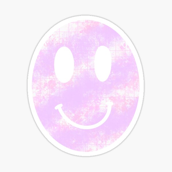 "Aesthetic Smiley Face" Sticker for Sale by millafrlan | Redbubble