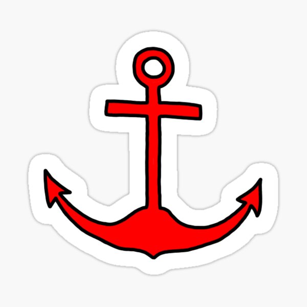 ""Anchor" Sticker" Sticker for Sale by sfcox07 | Redbubble