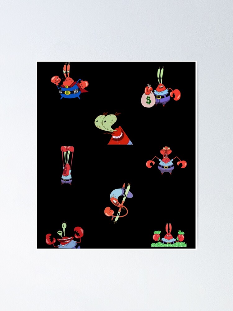 "Mr. Krabs Pack" Poster by mariaadesigns | Redbubble