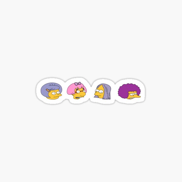 The Simpsons Stickers | Redbubble