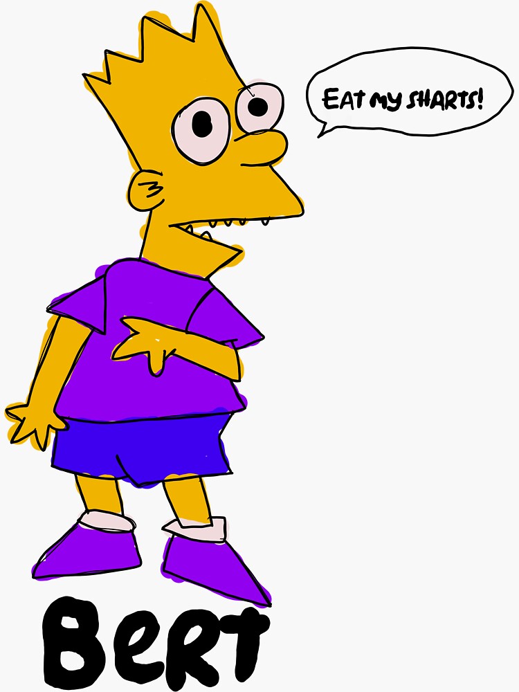 "Bert Sampson " Sticker by BeauStinson | Redbubble