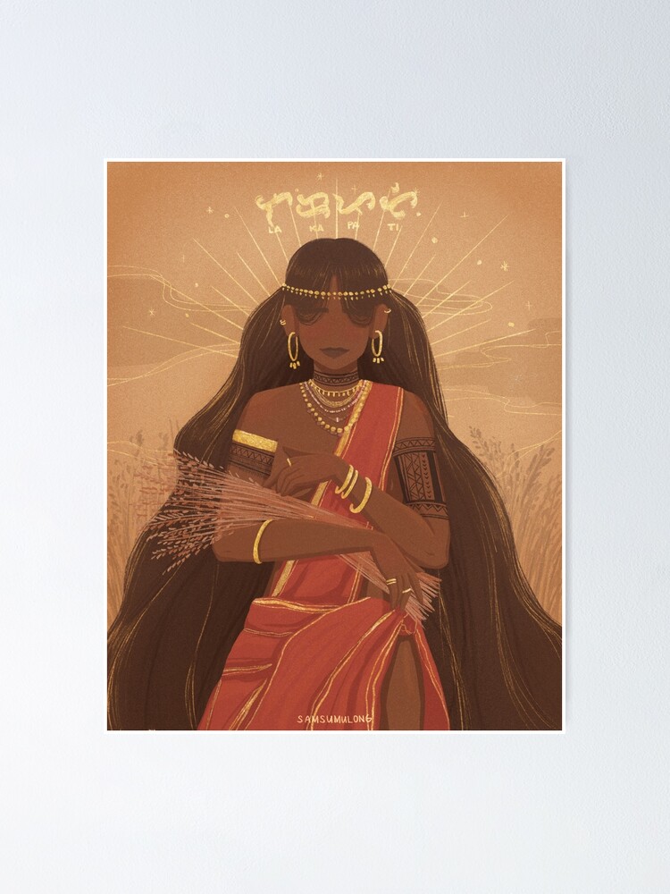 "Lakapati | Hermaphrodite Goddess of Fertility and Agriculture" Poster ...