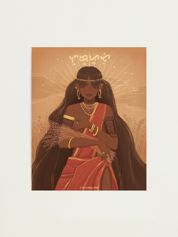 Lámina fotográfica «Lakapati | Diosa hermafrodita de la fertilidad y la ...