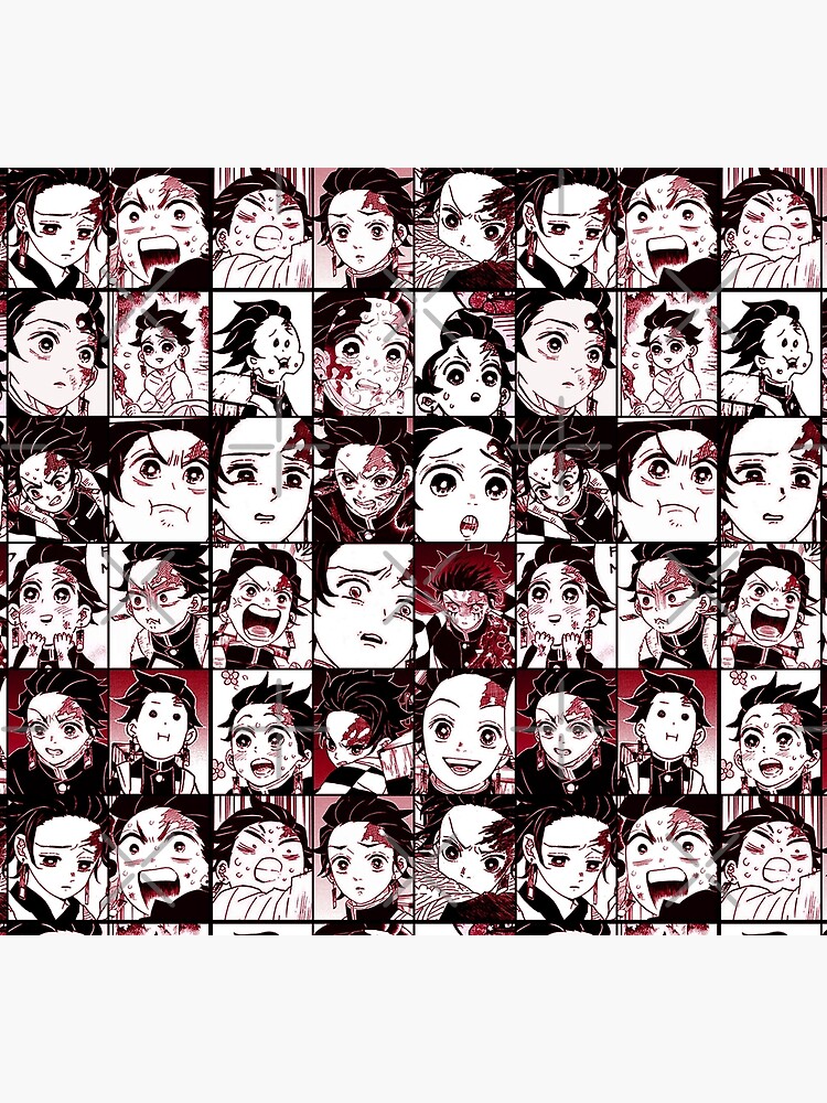 "Tanjiro - Demon Slayer Kimetsu no yaiba Collage" Socks by Angellinx3 ...